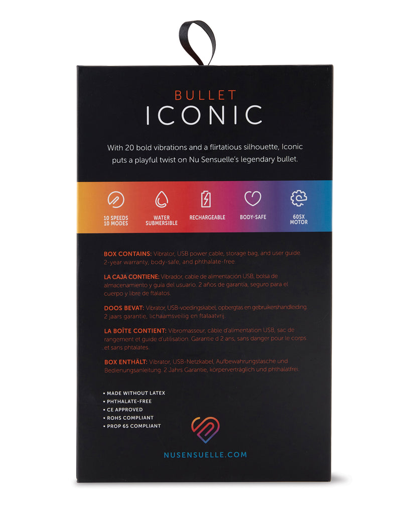 Nu Sensuelle Iconic Bullet - Deep Turquoise – G Spot Zone